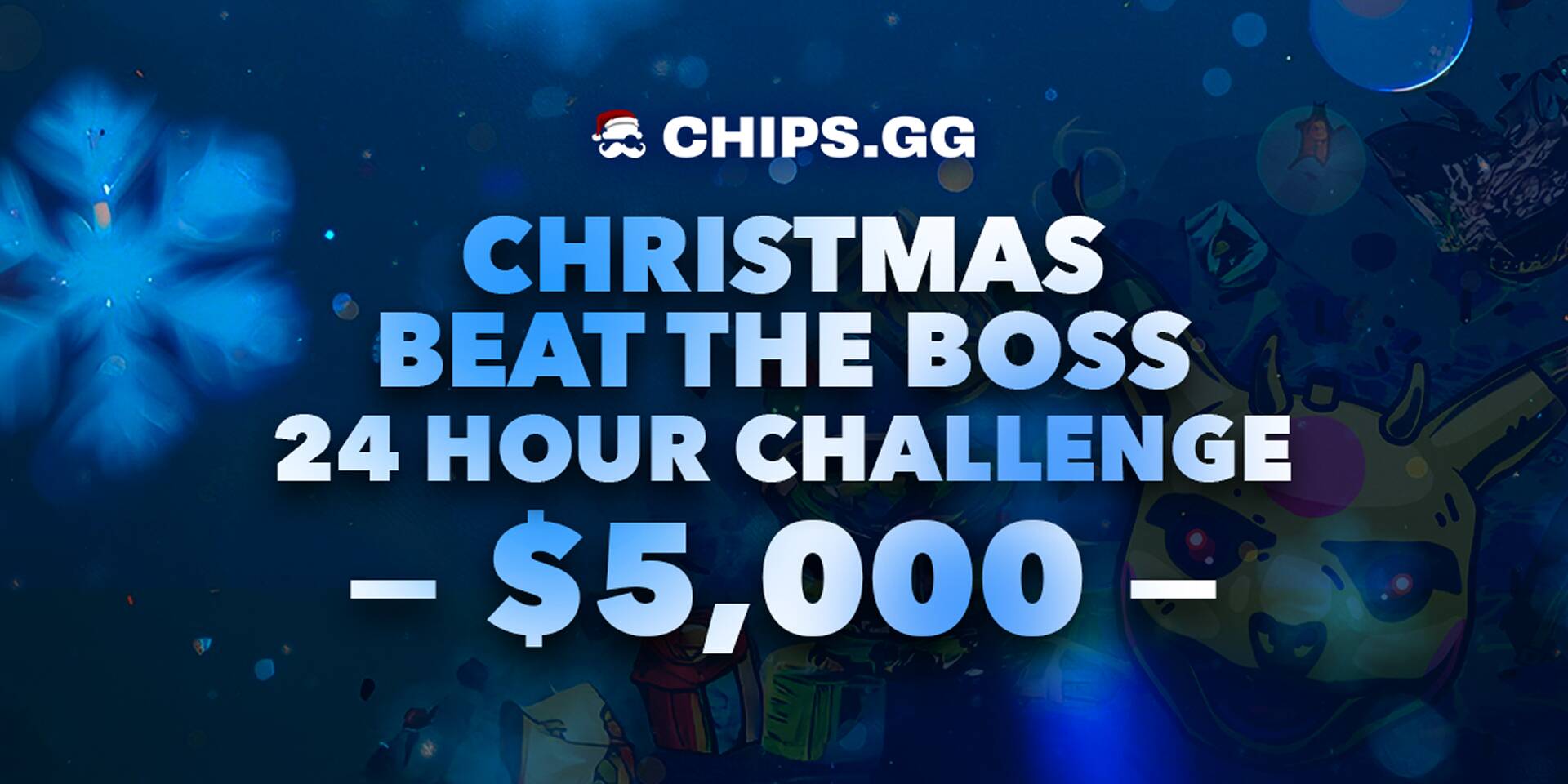 $5,000 Christmas Beat The Boss Multiplier Challenge #1 | Chips.gg