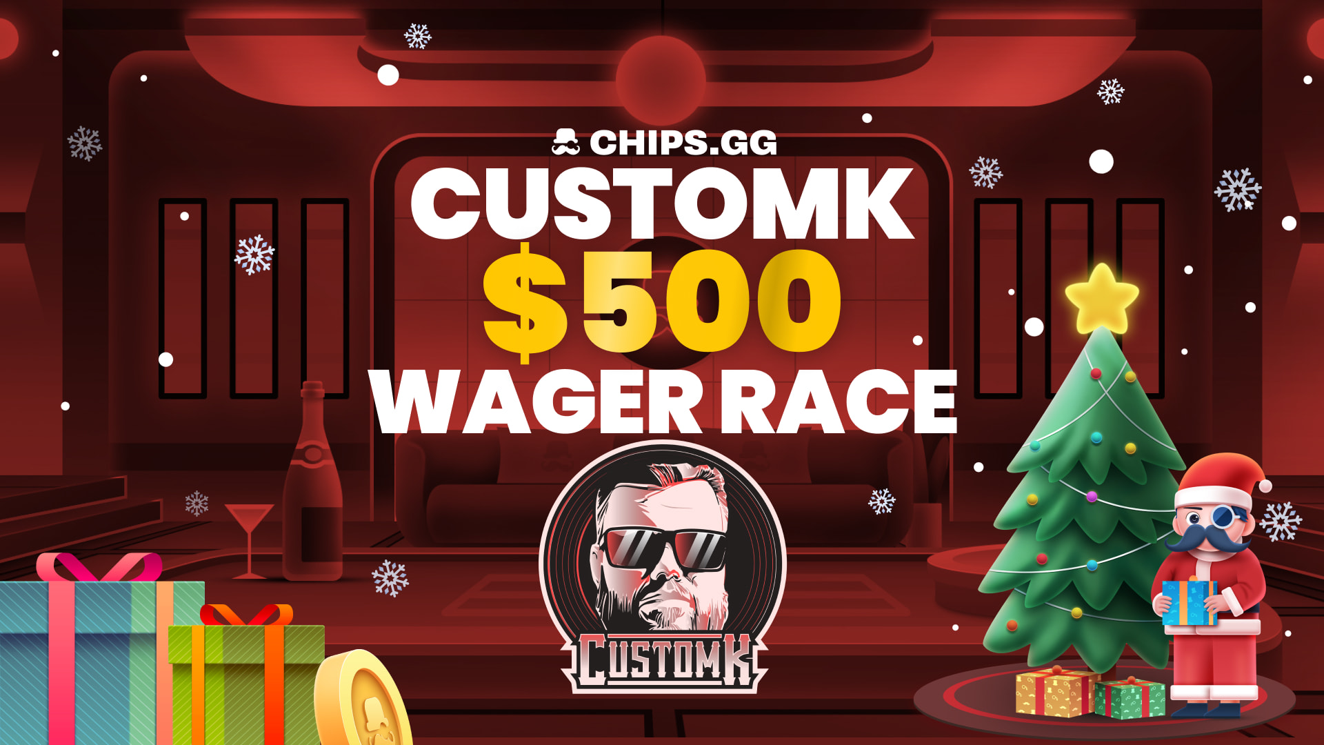 $500 CustomK Wager Race | Chips.gg
