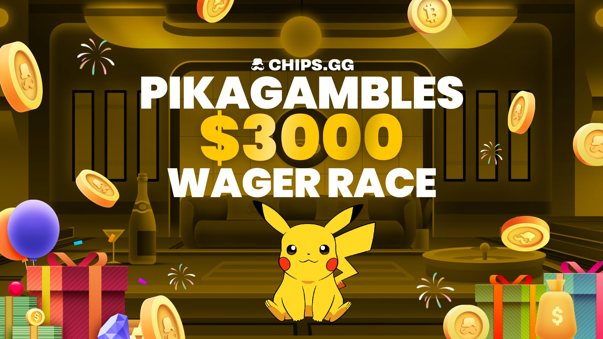 $3000 PikaGambles Slot Wager Race | Chips.gg