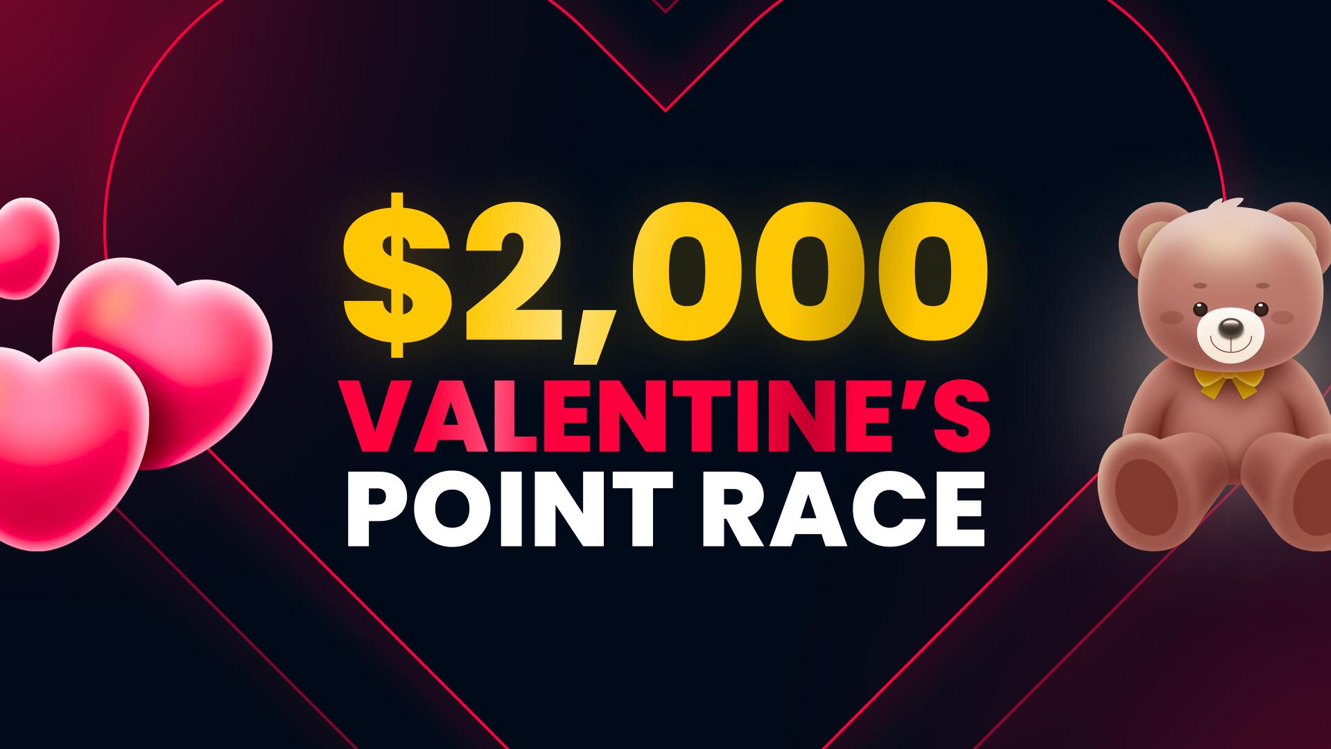$2,000 Valentine's Points Race | Chips.gg